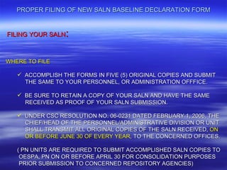 New saln presentation | PPT