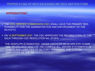 New saln presentation | PPT