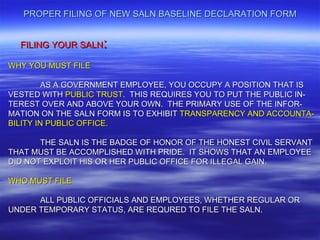 New saln presentation | PPT