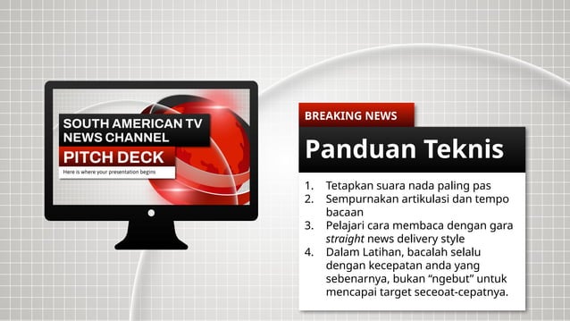 Inilah Dasar Dasar Ilmu dalam Dunia News Anchor | PPTX