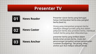 Inilah Dasar Dasar Ilmu dalam Dunia News Anchor | PPTX