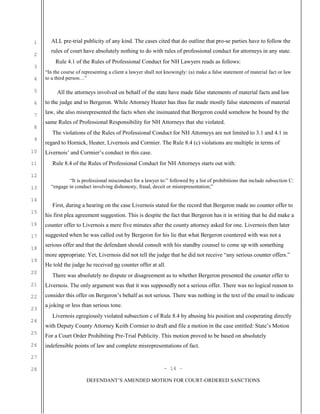 Motion For Sanctions Against Andrew Livernois, Keith Cormier,Tara ...