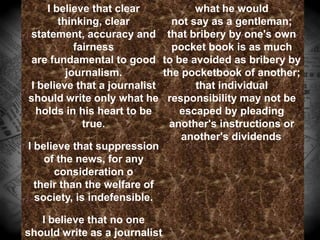 Introduction to Journalism | PPTX