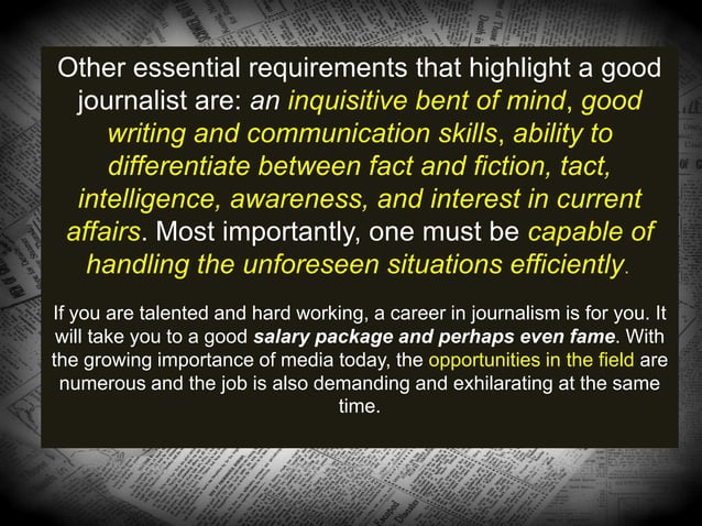 Introduction to Journalism | PPTX | Law