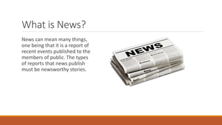 News and local news | PPTX