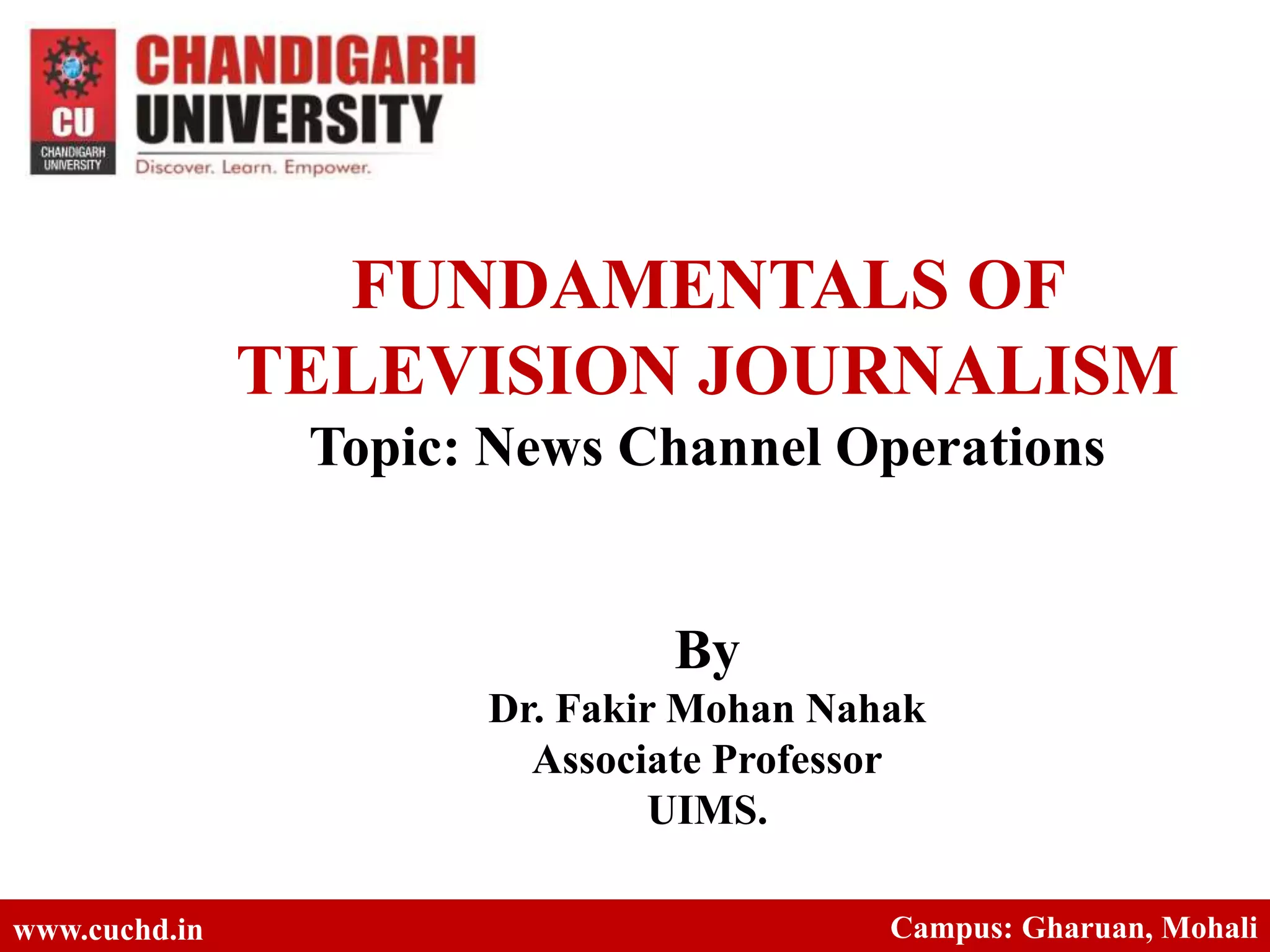 News and news channel management | PPTX