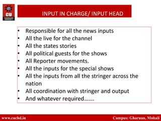 News and news channel management | PPTX