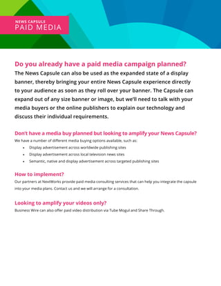 News and picture capsule distribution | PDF