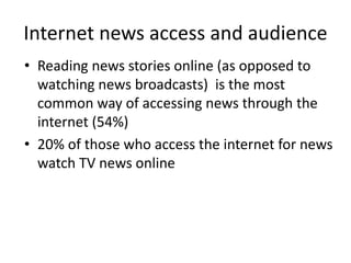 News and the internet | PPT