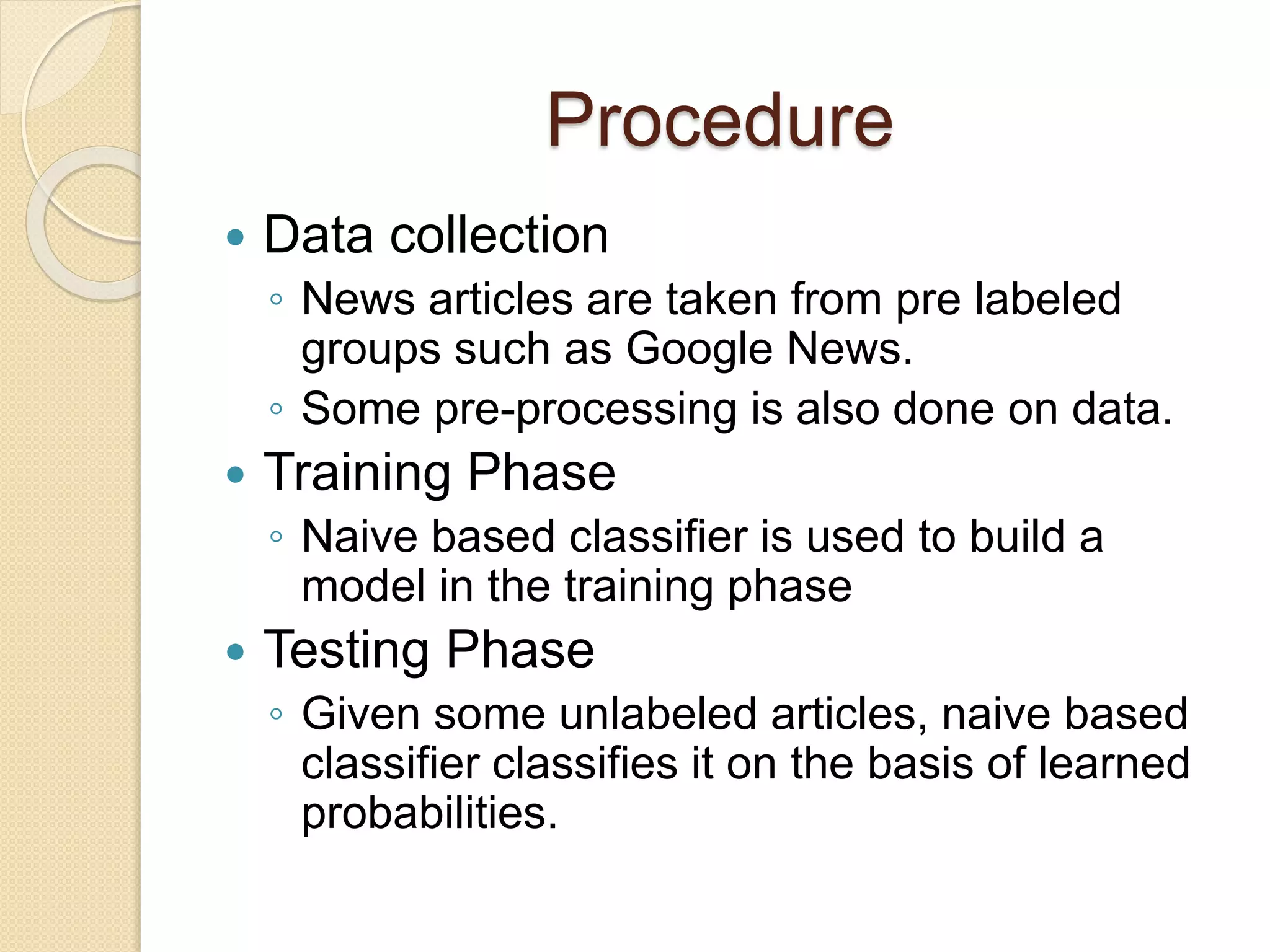 News articles classification | PPTX