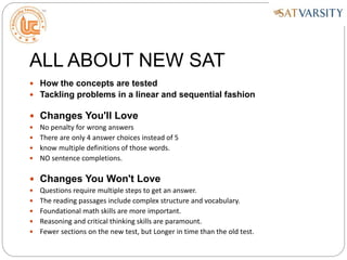 New SAT preparation guidelines | PPTX