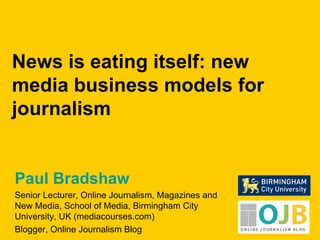 New Media News Business Models | PPT
