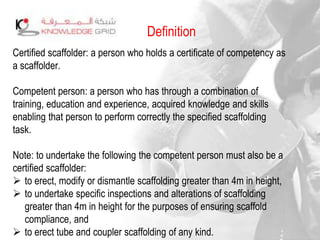 scaffold tags | PPTX