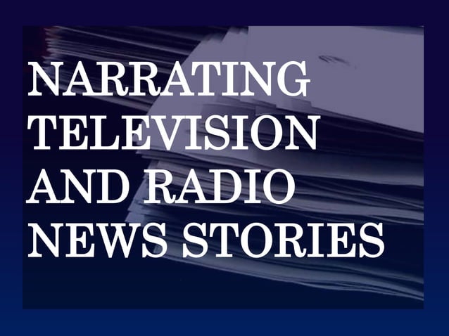 Newscasting | PPTX