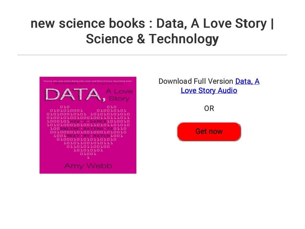 new science books : Data... A Love Story | Science & Technology