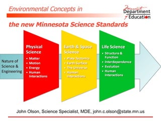 Environmental Concepts in the New MN Science Standards | PPT