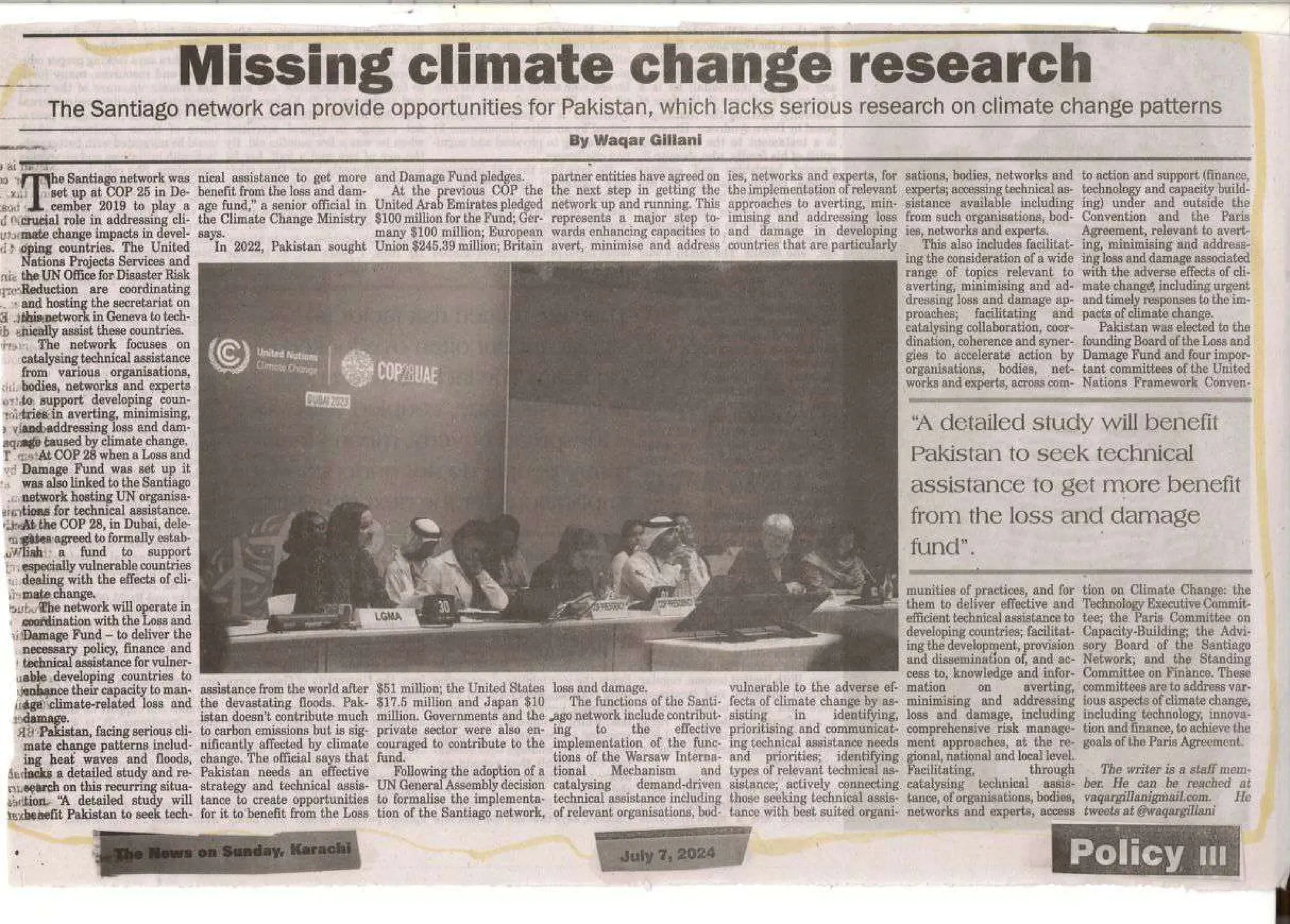 Climate Change News clipping and Newspapers | PPT