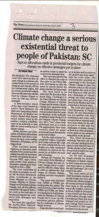 Climate Change News clipping and Newspapers | PDF