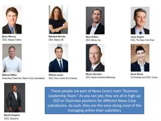 News Corp structure | PPTX