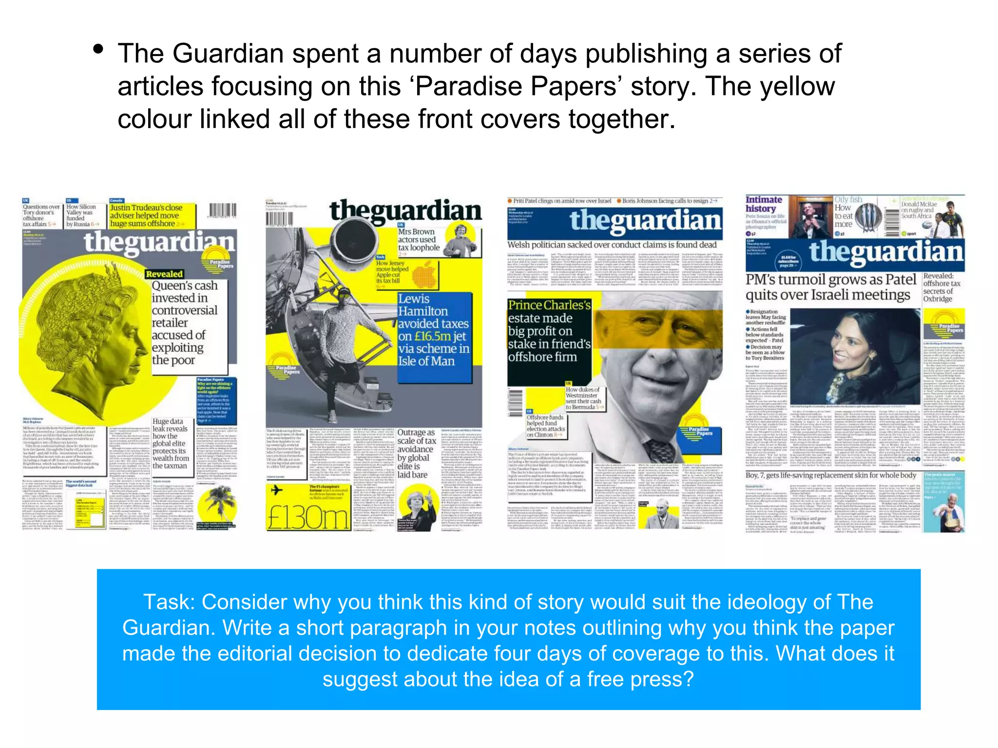 News coverage paradise papers case study | PPT