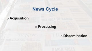 News Cycle presentation in pdf form for university students | PPT