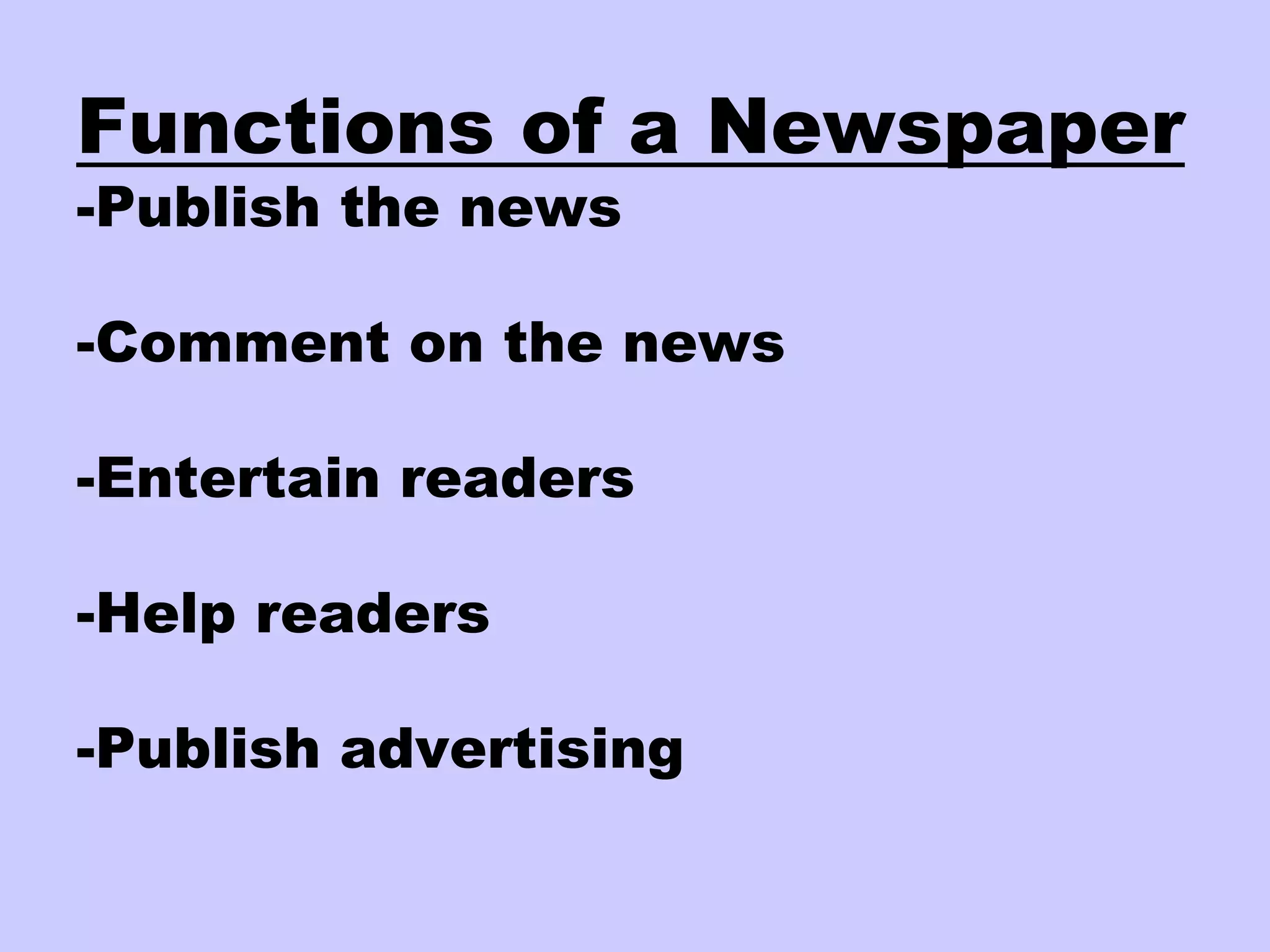 News defined ppt | PDF