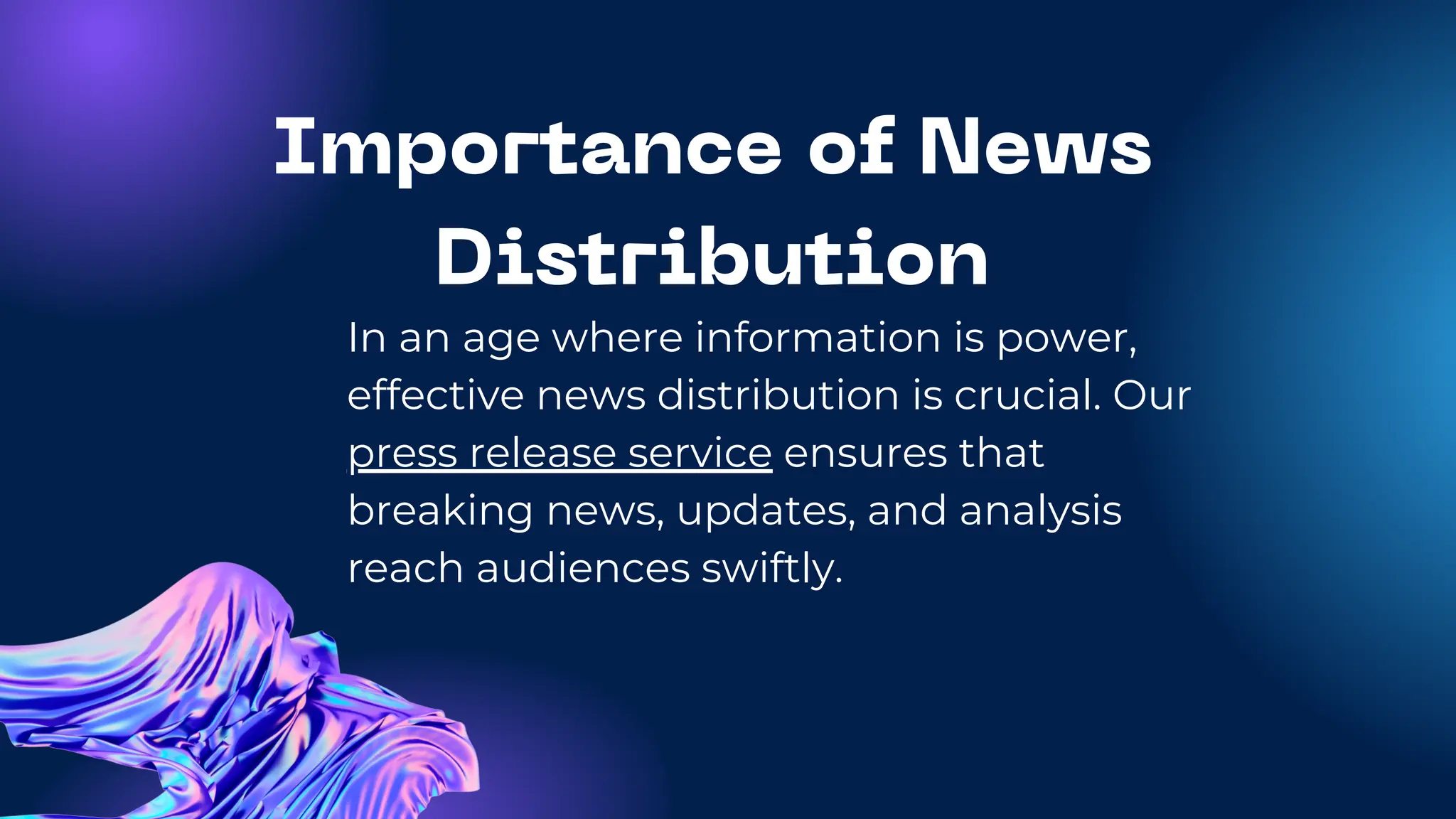 News Distribution Service. portable format Document | PPT