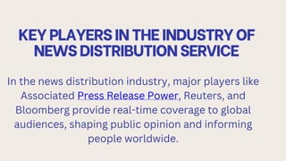 News Distribution Service. power point presentation | PPTX