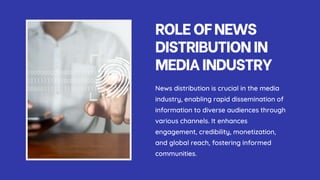 News Distribution Service. power point presentation | PPTX