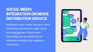 News Distribution Service. power point presentation | PPTX