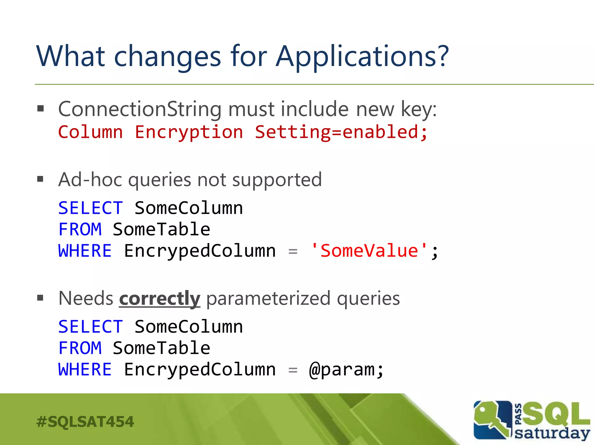 SQL Server 2016 New Security Features | PPT
