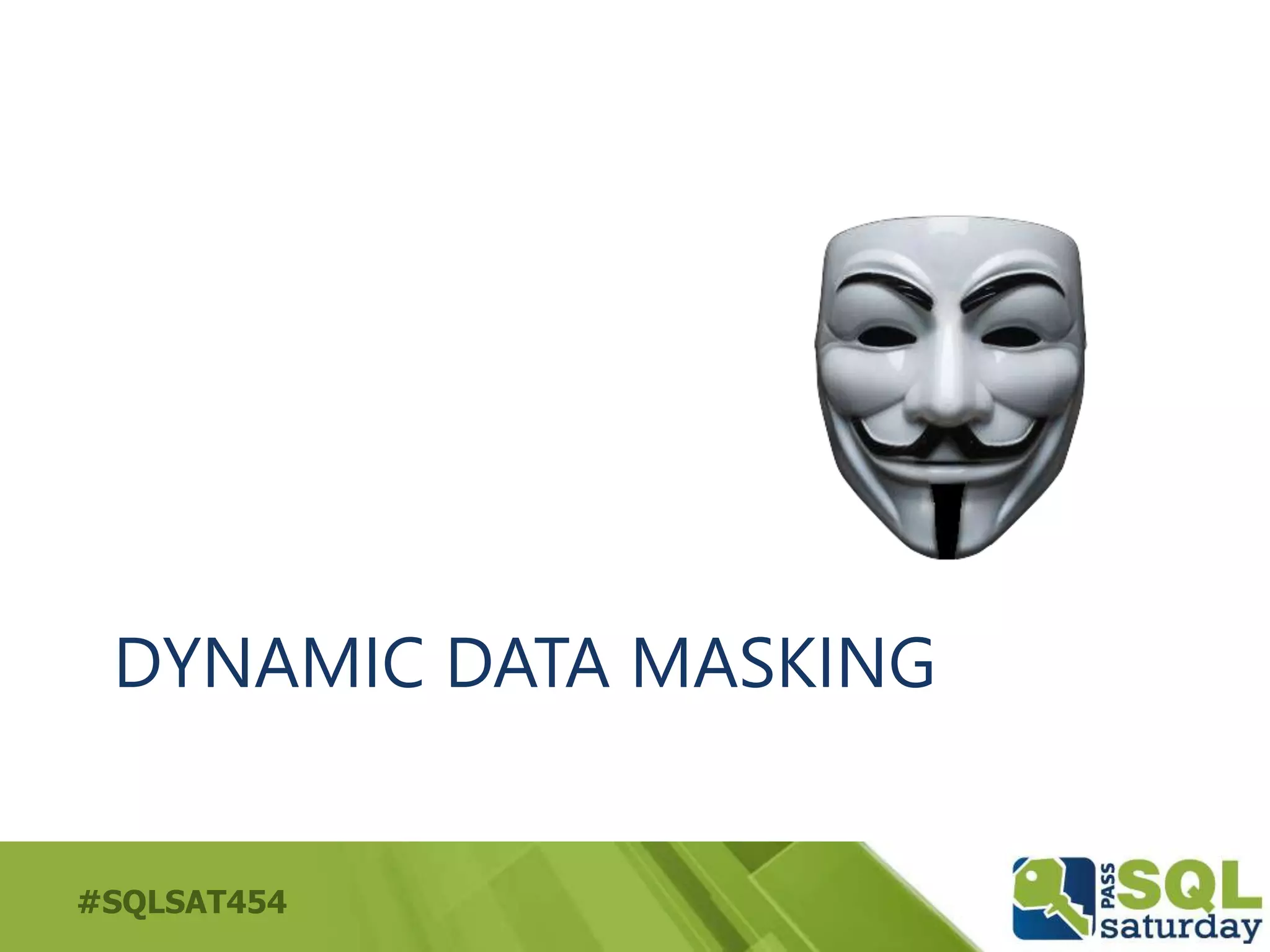 SQL Server 2016 New Security Features | PPT