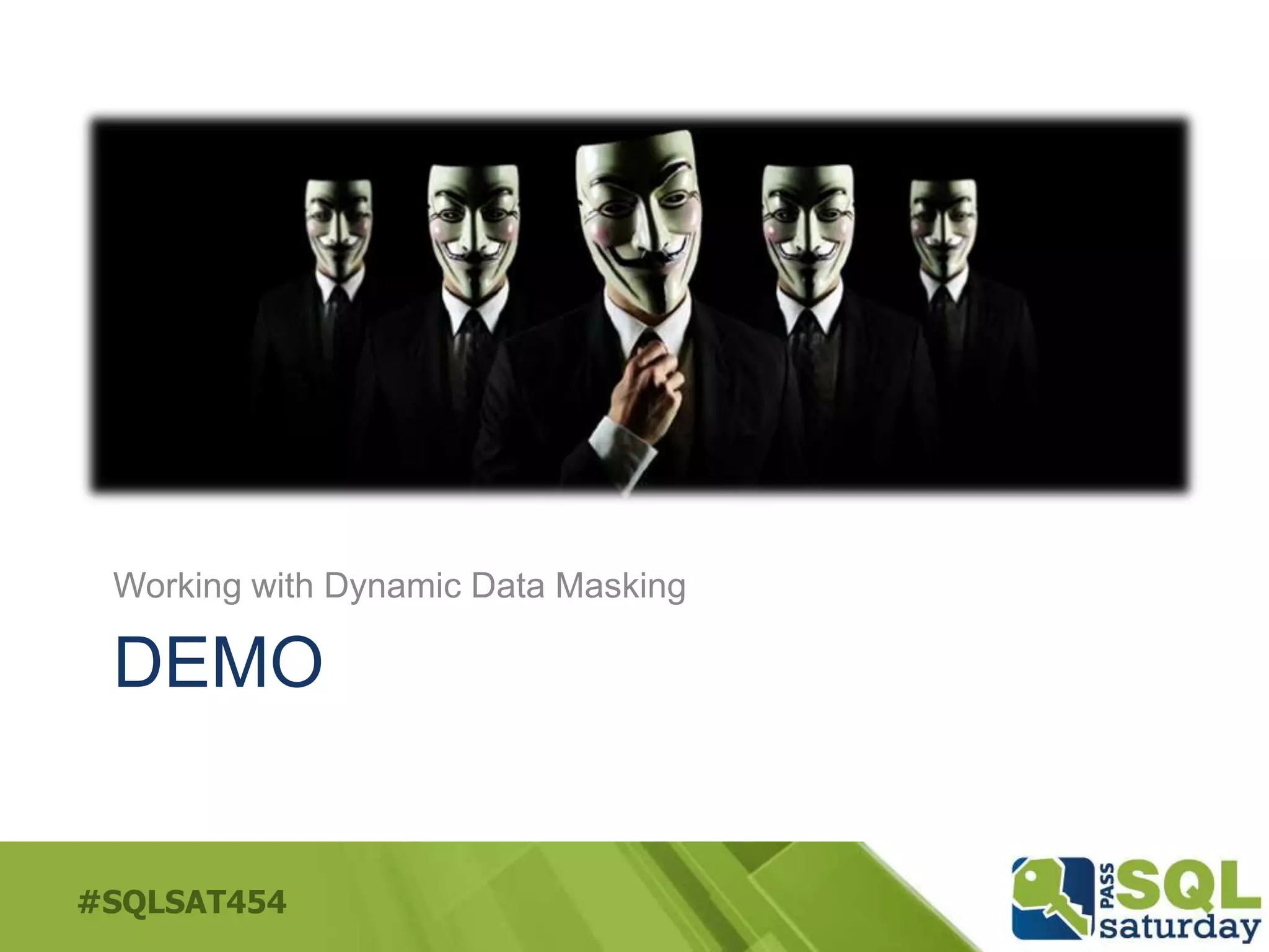 SQL Server 2016 New Security Features | PPT