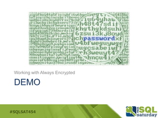 SQL Server 2016 New Security Features | PPT