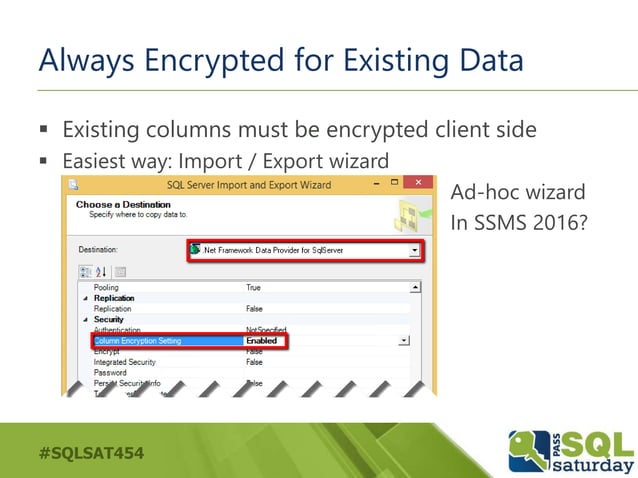 SQL Server 2016 New Security Features | PPT