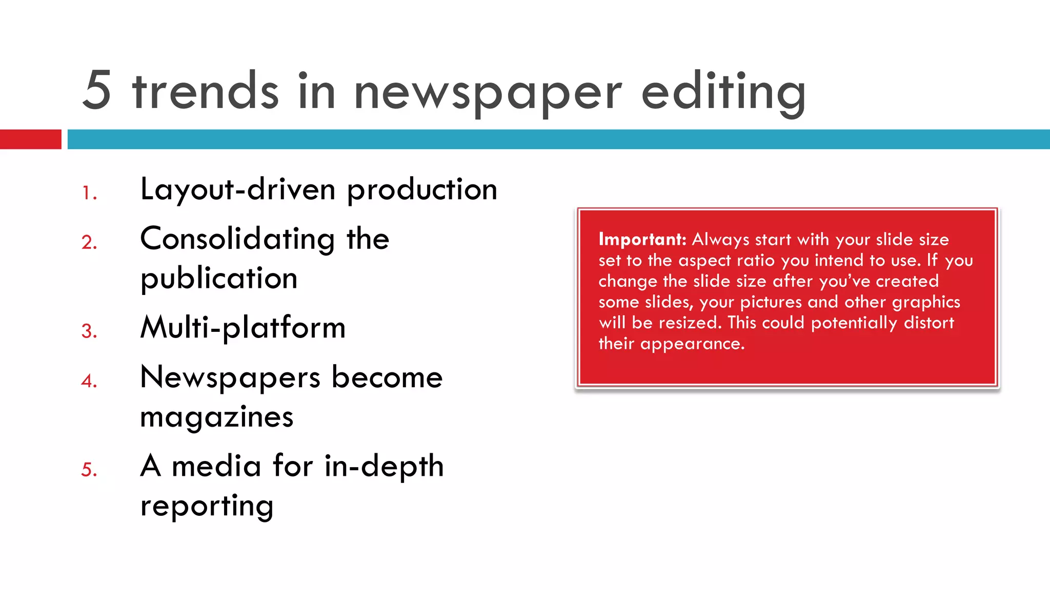 News editing 101 | PPTX