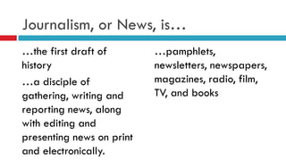 News editing 101 | PPTX