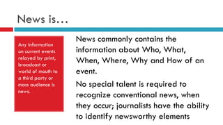 News editing 101 | PPTX