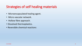 Self healing of Composite material | PPTX