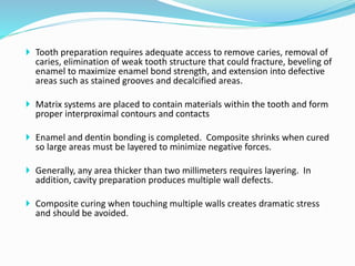 posterior direct composite restoration | PPTX