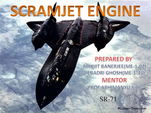 scramjet engine | PPTX