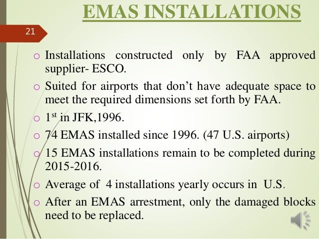 EMAS - Engineered Material Arrestor System (seminar ppt)