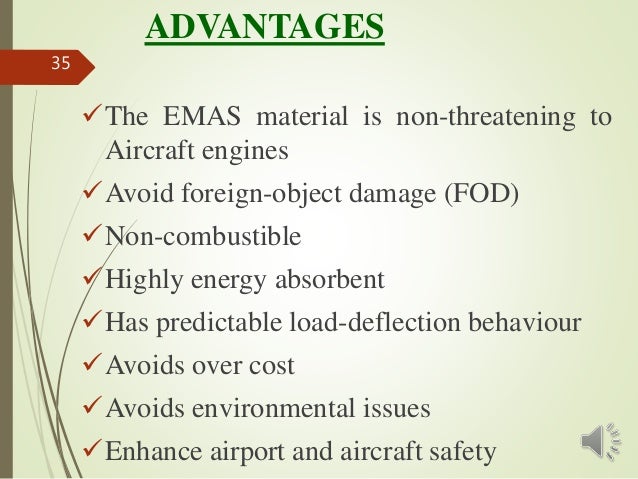 EMAS - Engineered Material Arrestor System (seminar ppt)