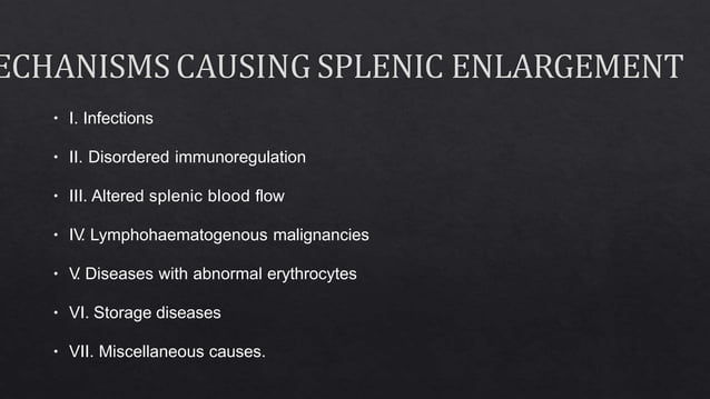 new seminar causes of splenomegaly .pptx | Free Download