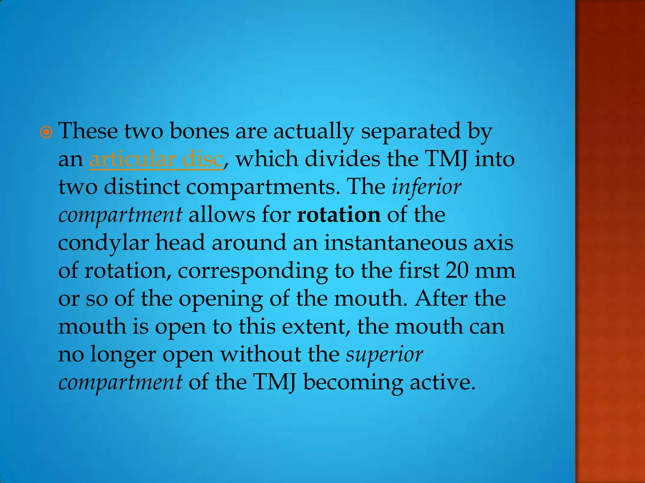 anatomy of TMJ | PPTX