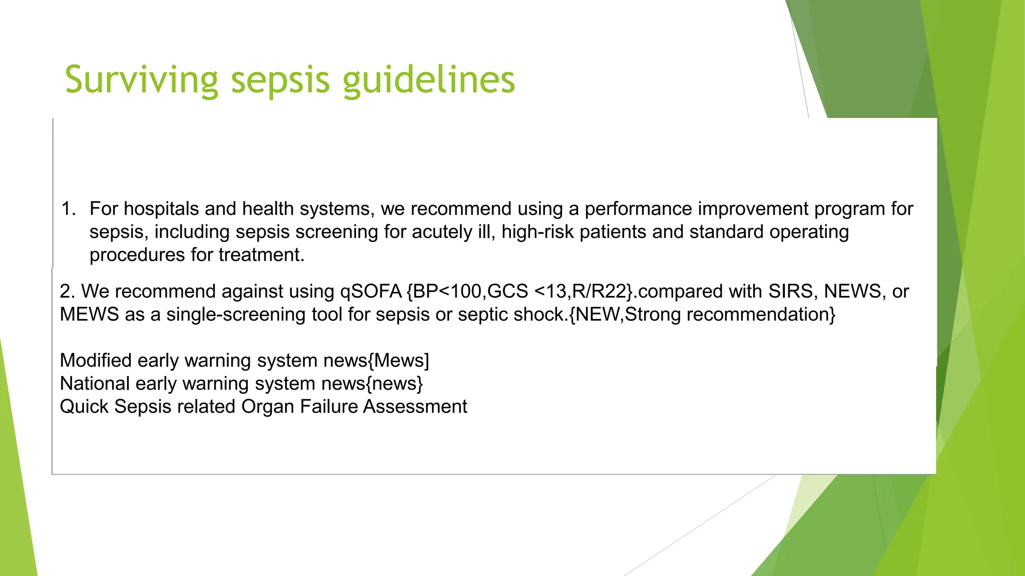 New sepsis guidelines.pptx...mmmmmmmmmmm | PPTX