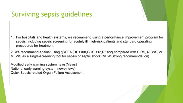 New sepsis guidelines.pptx...mmmmmmmmmmm | PPTX