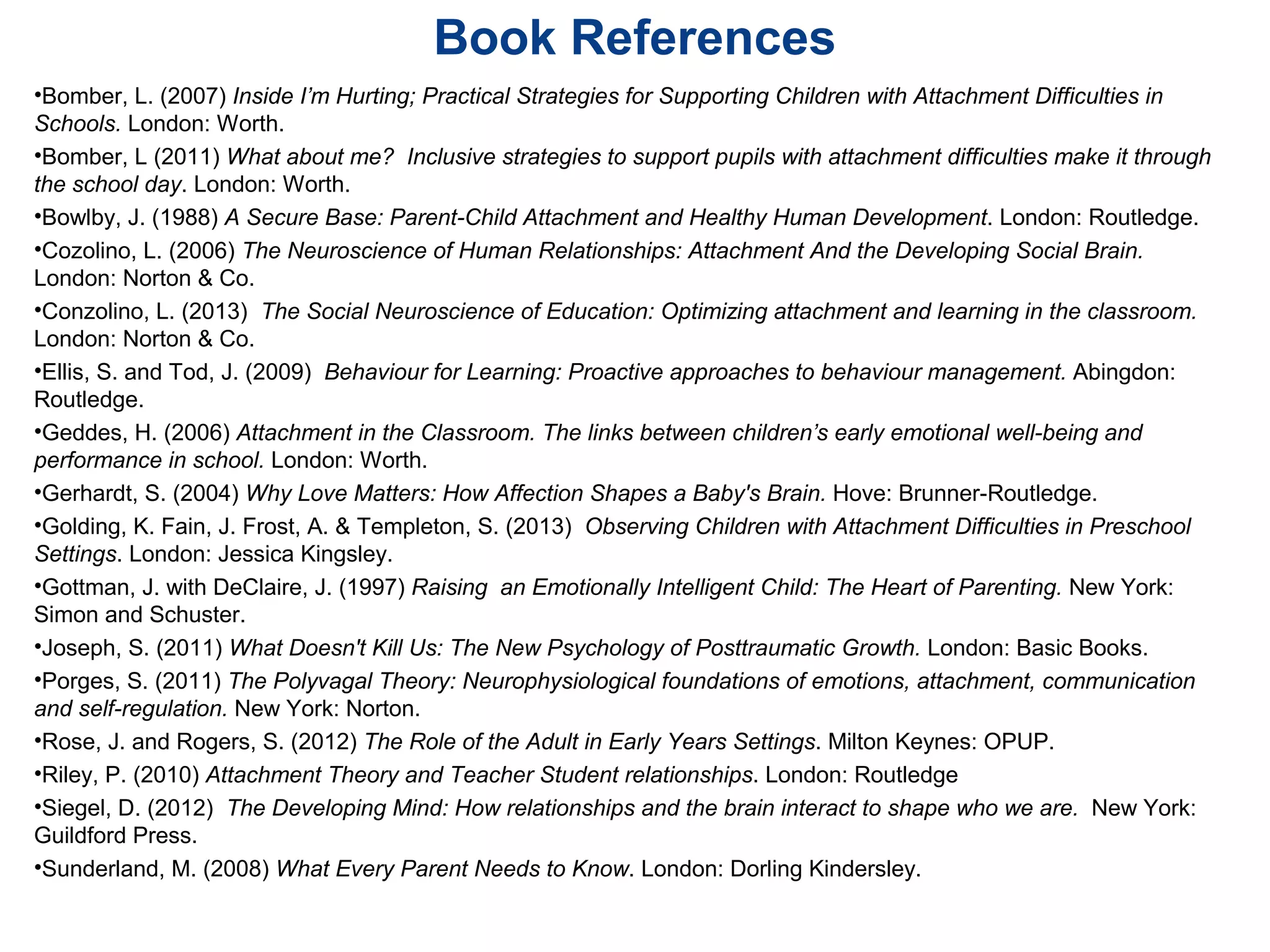 Session Two Presentation: Attachment Theory | PPT