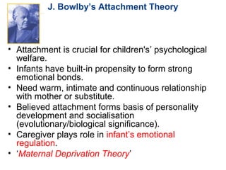 Session Two Presentation: Attachment Theory | PPT
