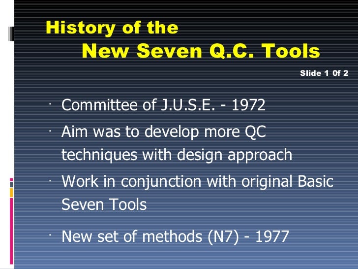 New seven qc tools